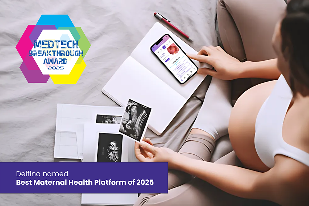 Delfina Wins “Best Maternal Health Platform of 2025” from MedTech Breakthrough! | Delfina